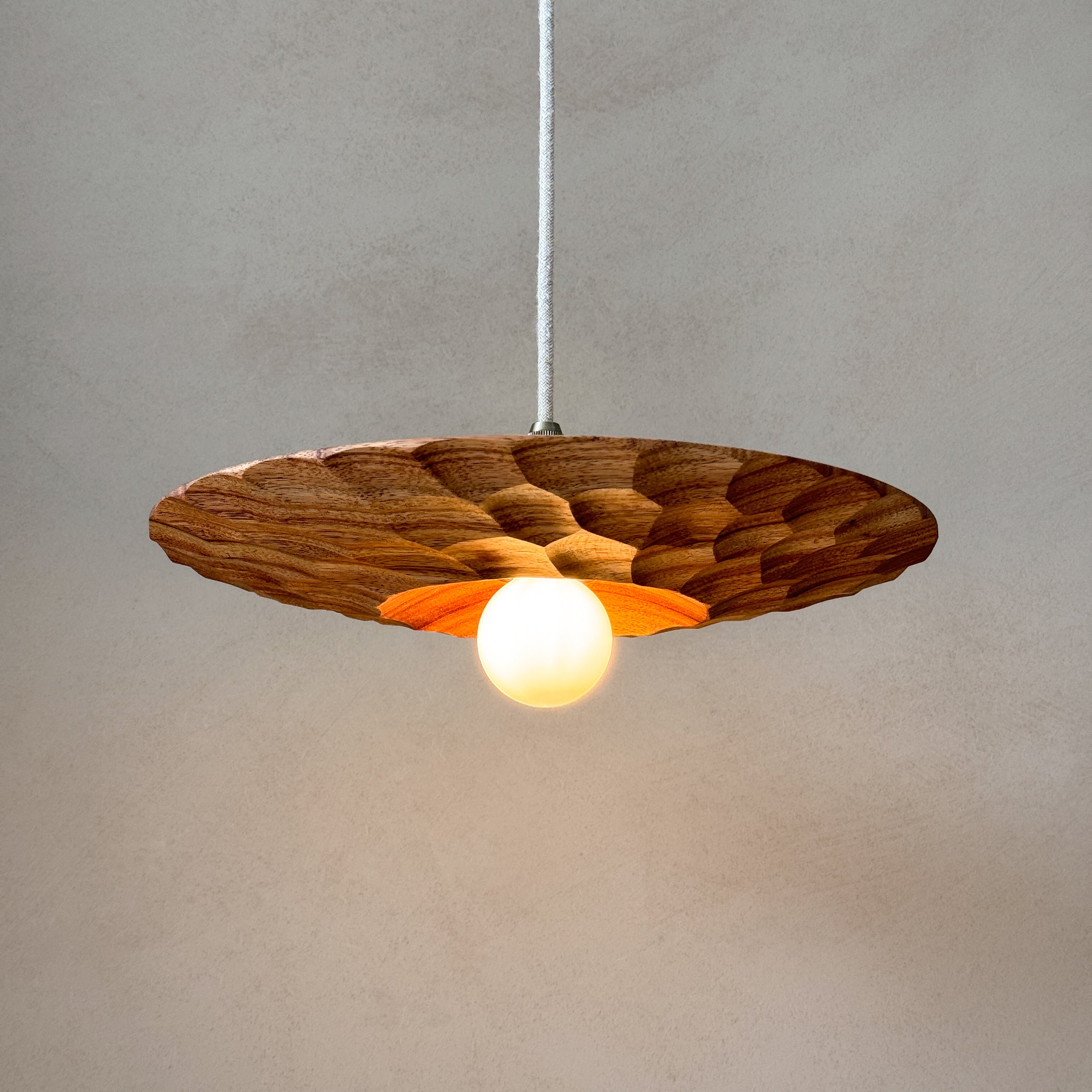 "There is no light without shadow" | Acacia Ceiling Lamp – SO-SO STORE
